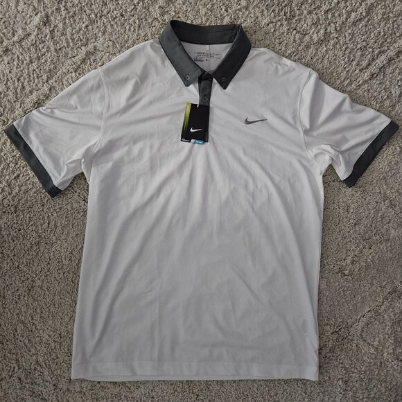 Nike | Shirts | Nike Golf Tour Performance Drifit Polo Mens Polo Creamgreen Large | Poshmark
